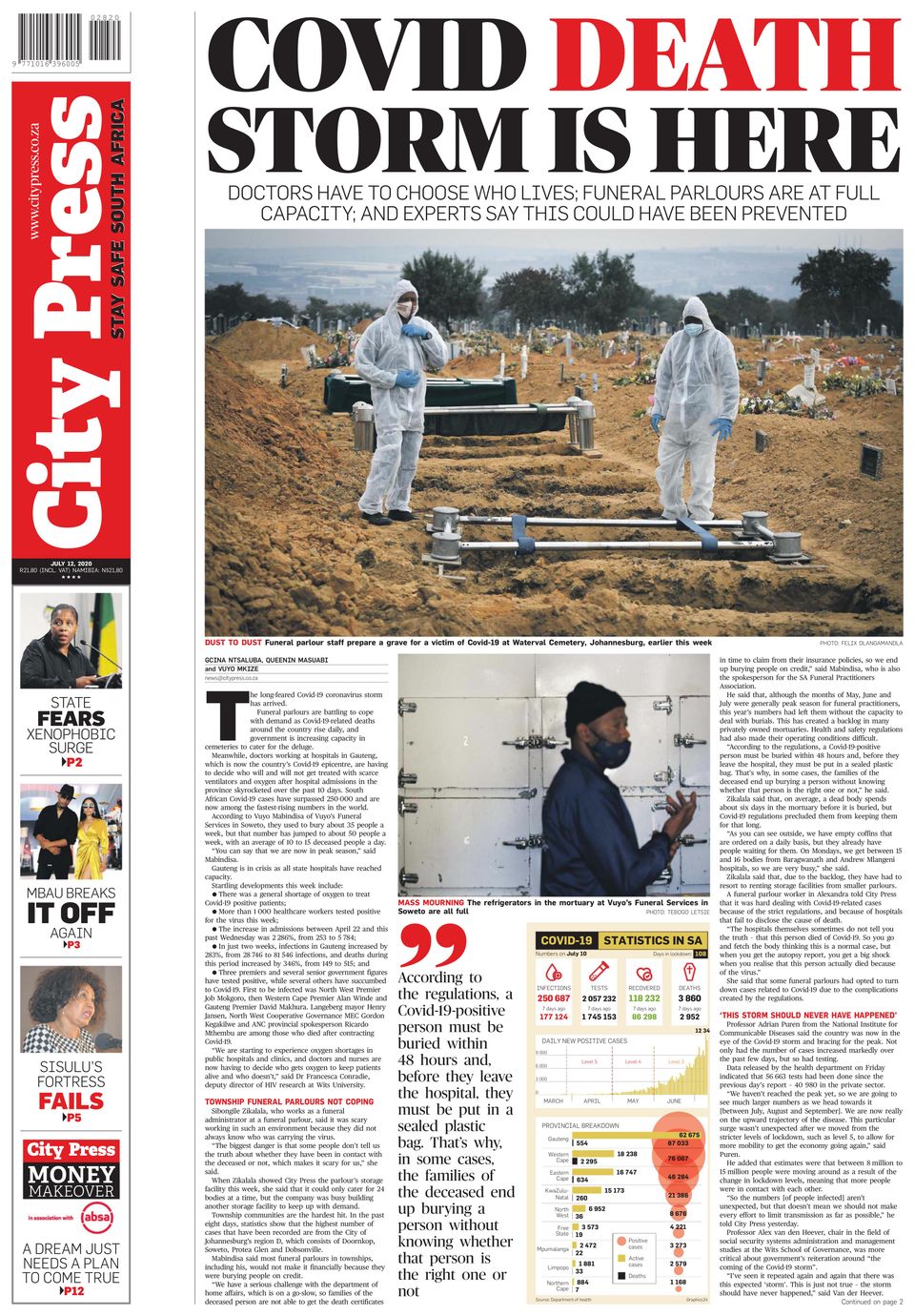 Get digital access to City Press - July 12, 2020 issue | Magzter.com