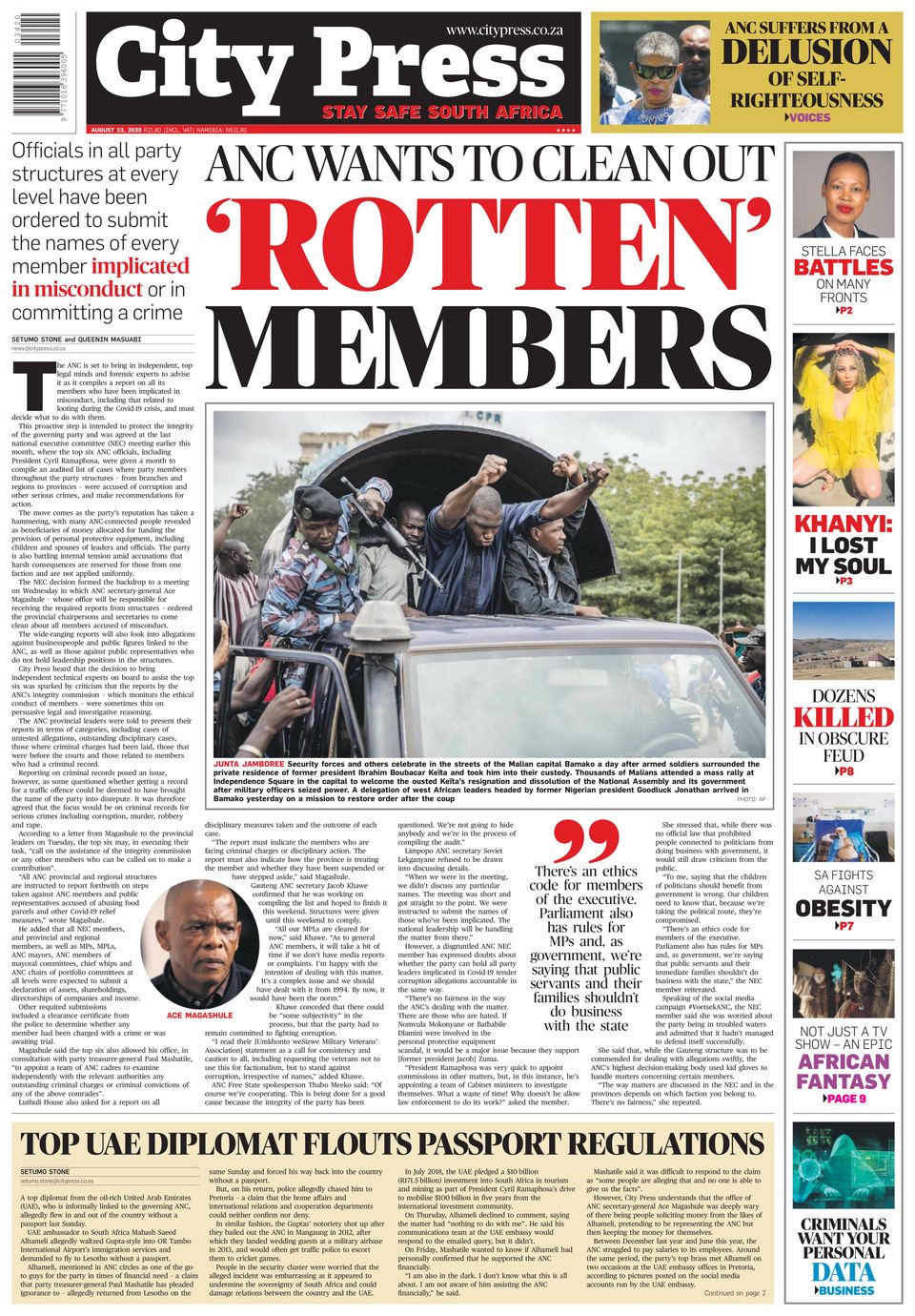 Get digital access to City Press - August 23, 2020 issue | Magzter.com