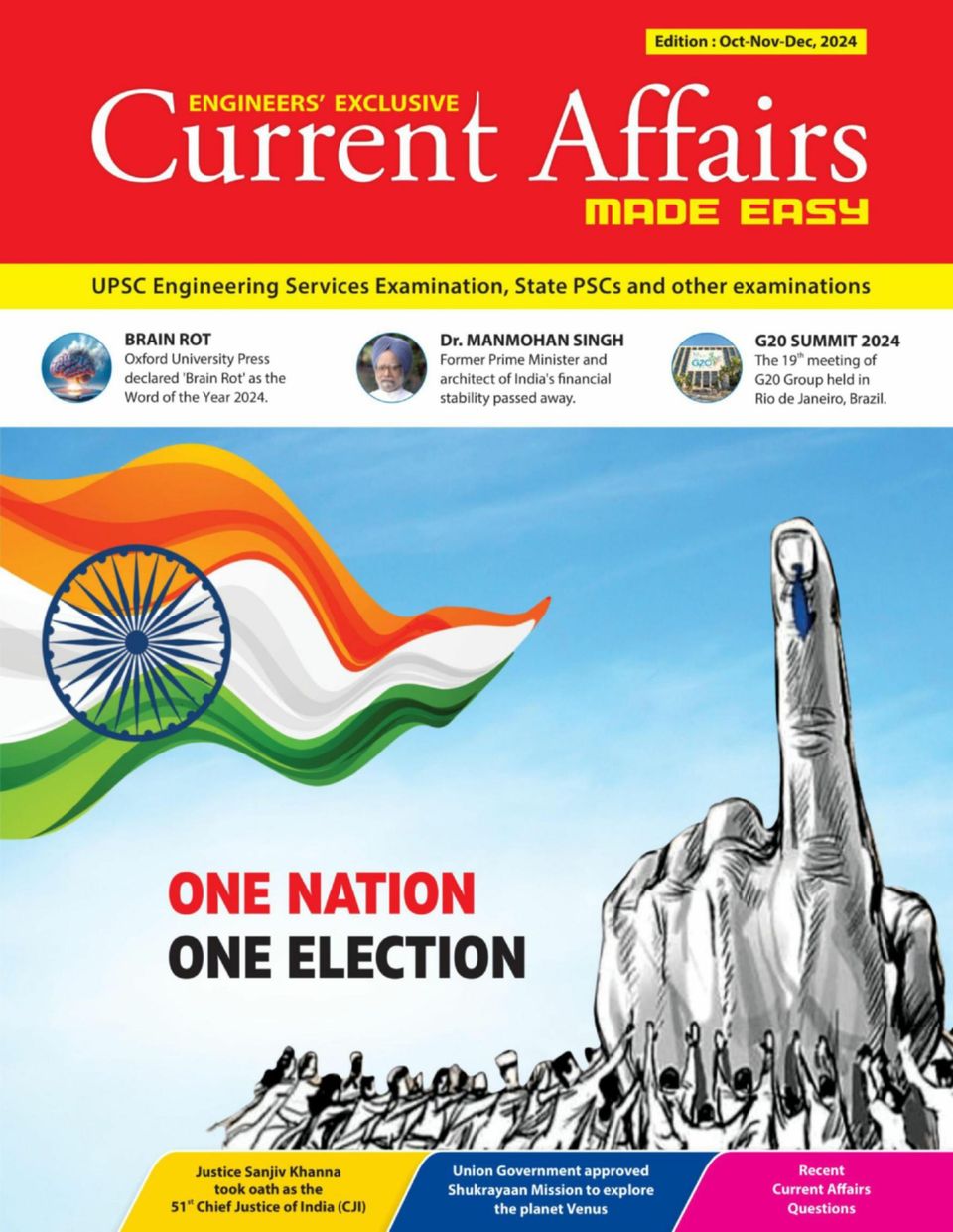 Get digital access to Engineer's Exclusive Current Affairs MADE EASY - October - November ...