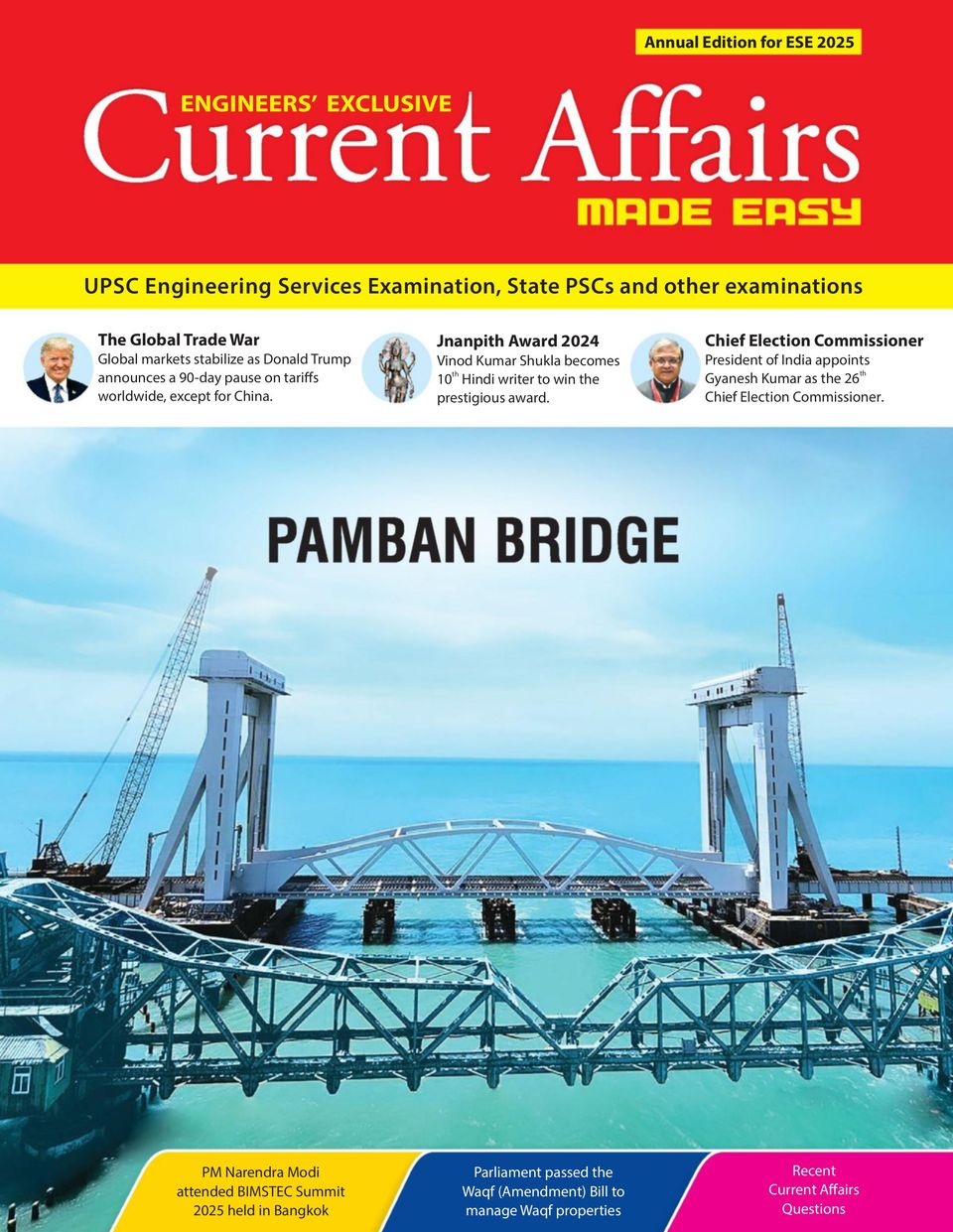 Get digital access to Engineer's Exclusive Current Affairs MADE EASY - Annual Edition ESE-2025 ...
