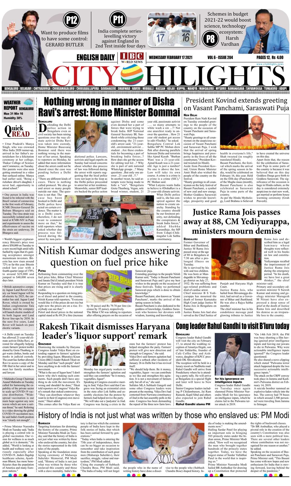 The Philippine Star-Feb-17-2021 Newspaper - Get your Digital Subscription
