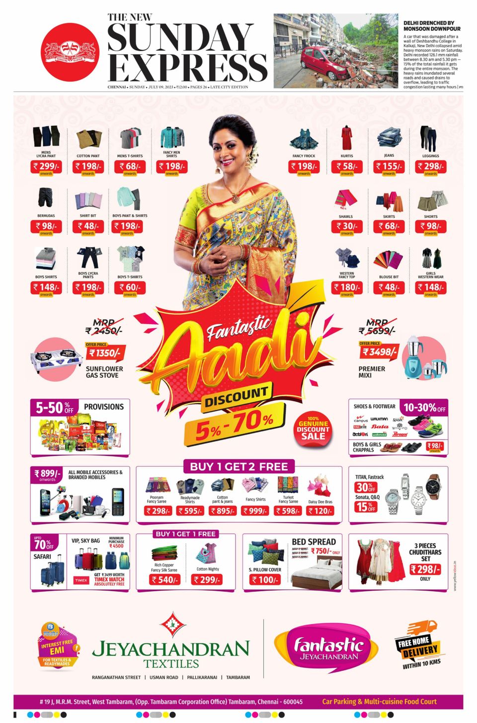 The New Indian Express Chennai-July 09, 2023 Newspaper