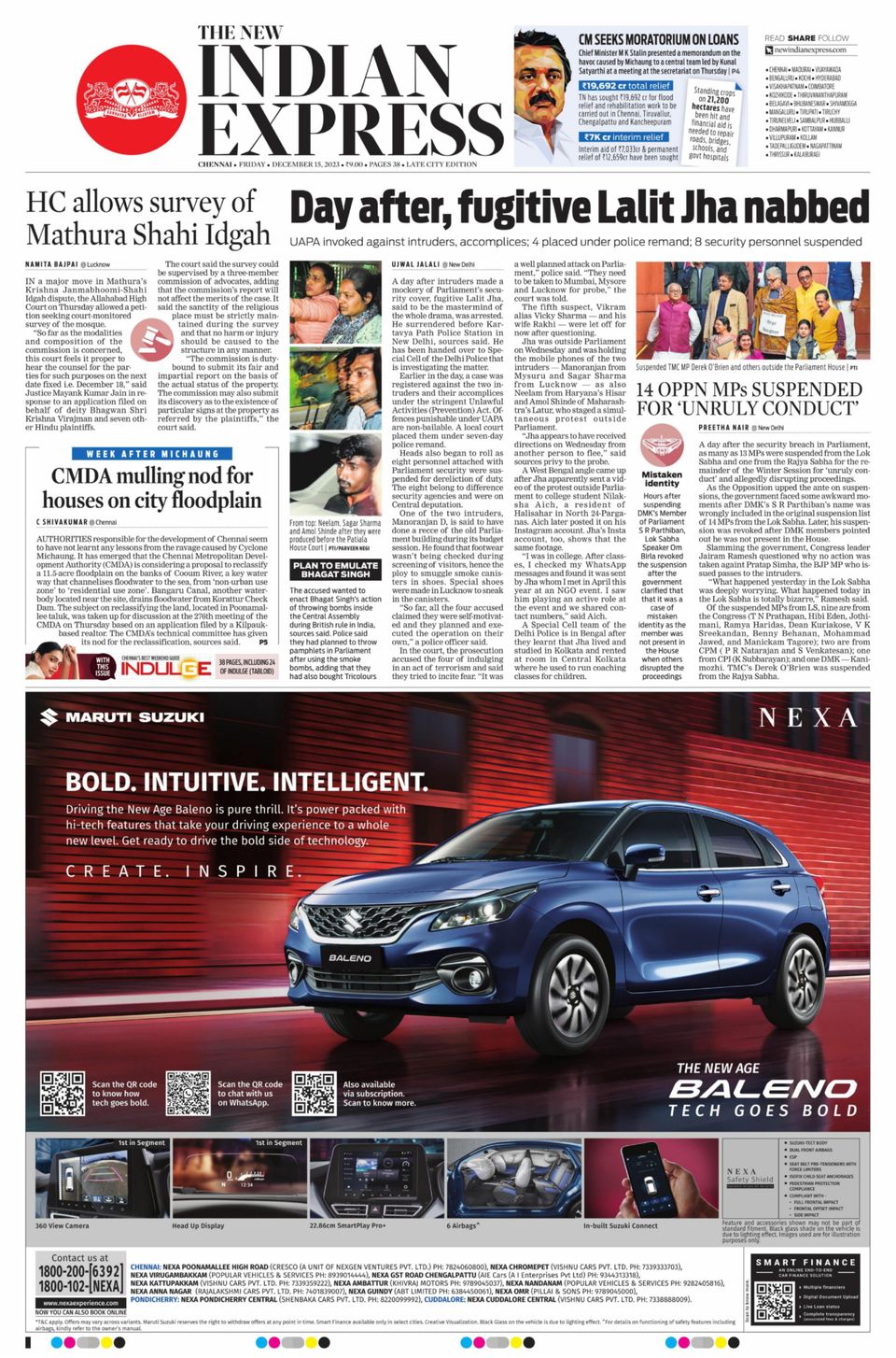 Get digital access to The New Indian Express Chennai - December 15, 2023 issue | Magzter.com