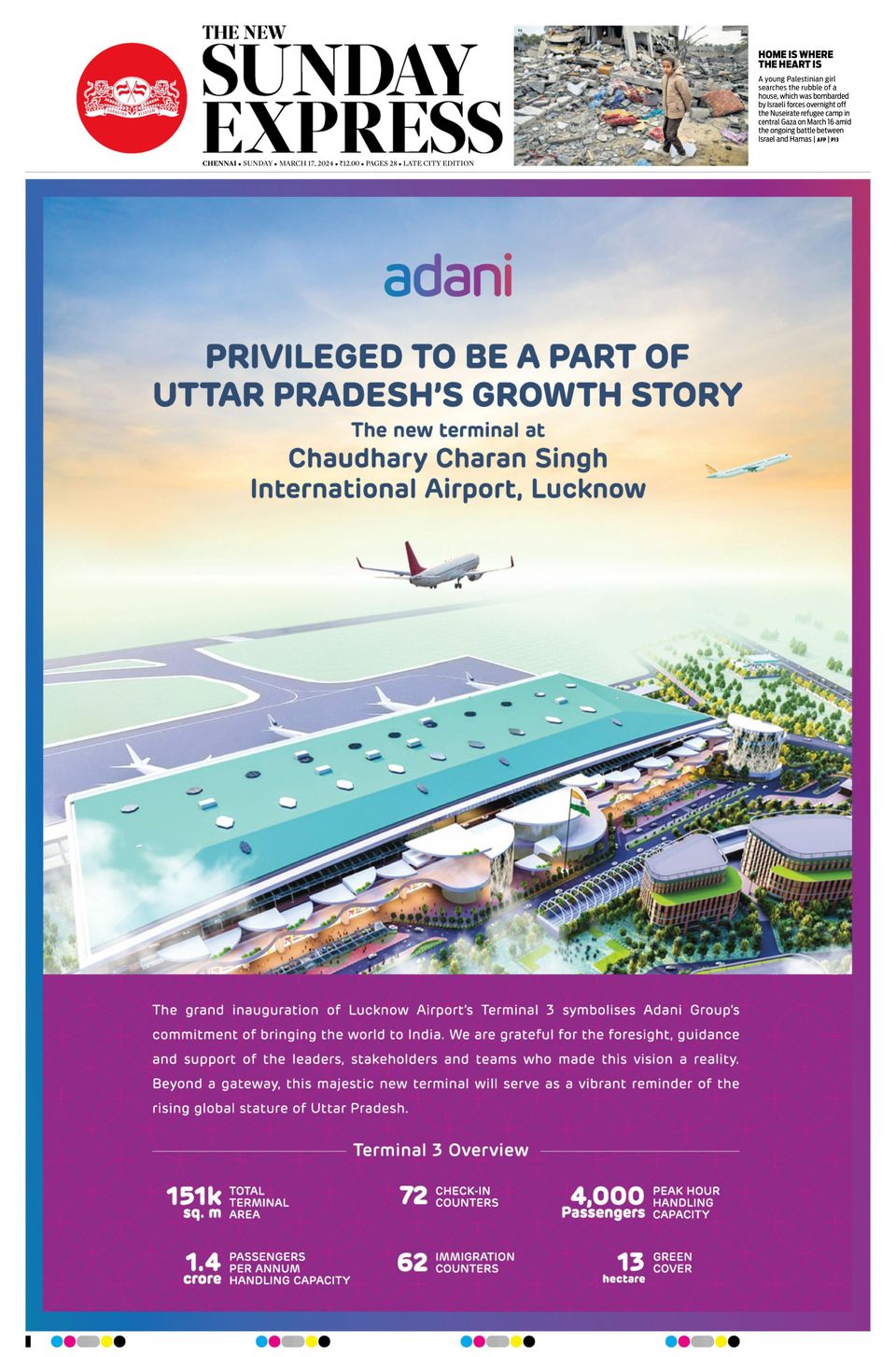 Get digital access to The New Indian Express Chennai - March 17, 2024 ...