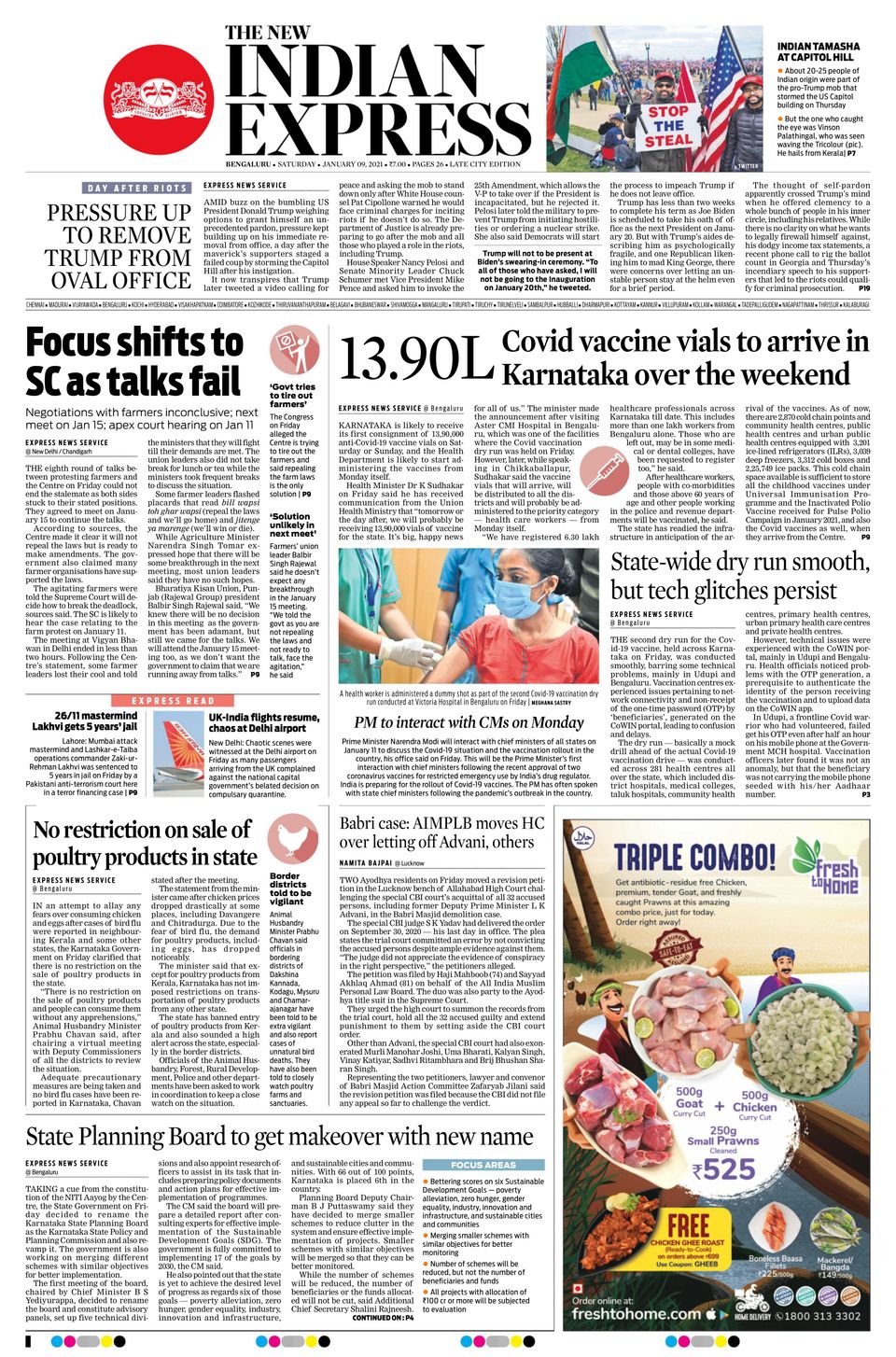 Get digital access to The New Indian Express Bengaluru - January 09 ...