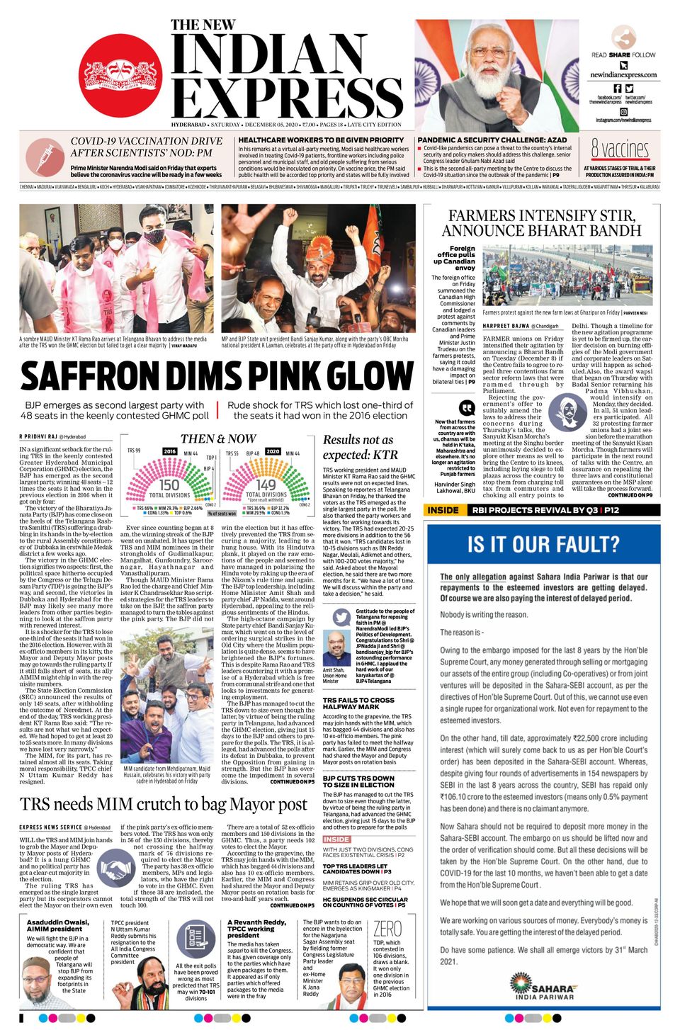The New Indian Express Hyderabad-December 05, 2020 Newspaper