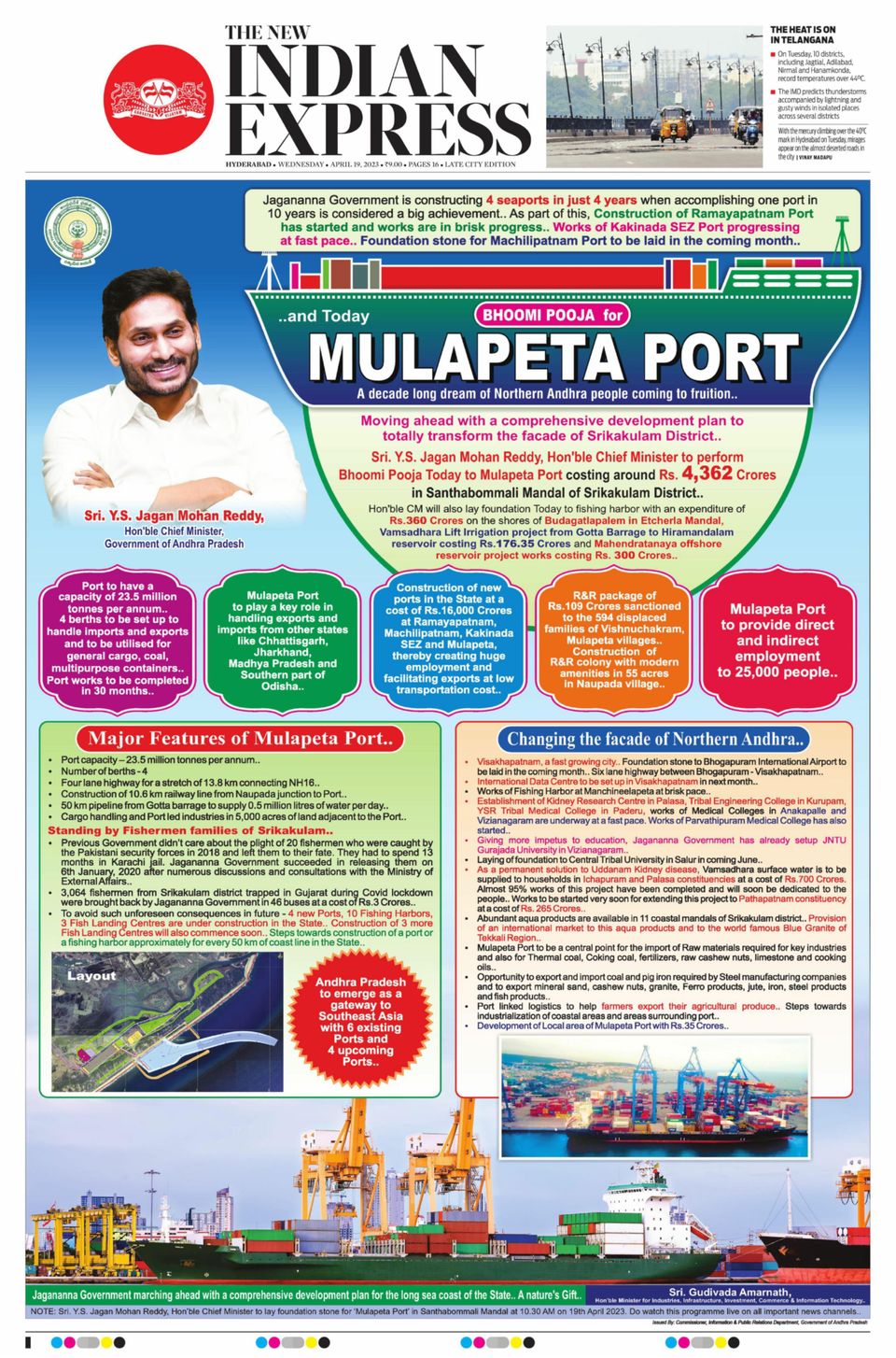 The New Indian Express Hyderabad-April 19, 2023 Newspaper