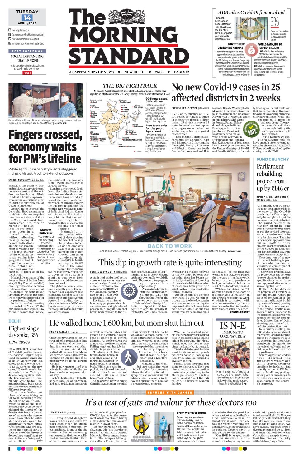 Get digital access to The Morning Standard - April 14, 2020 issue ...