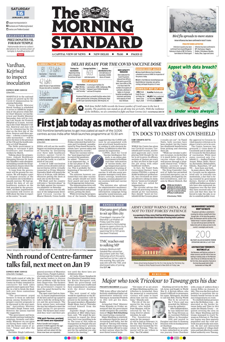The Morning Standard Newspaper - Get your Digital Subscription