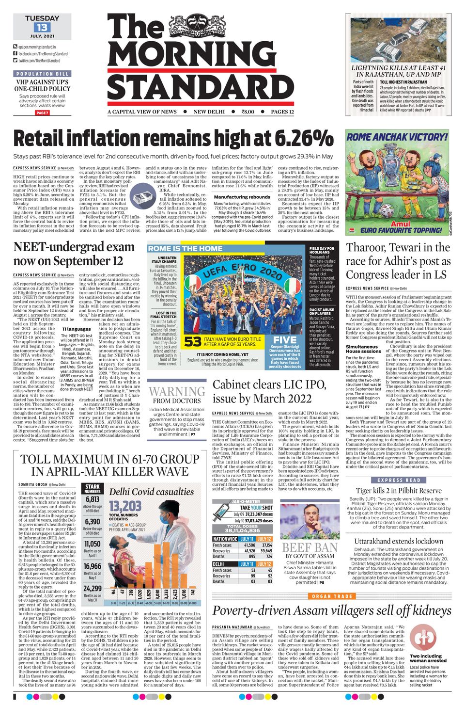 Get digital access to The Morning Standard - July 13, 2021 issue ...