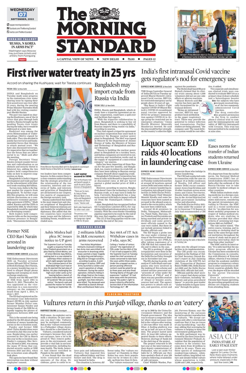 Get digital access to The Morning Standard - September 07, 2022 issue ...