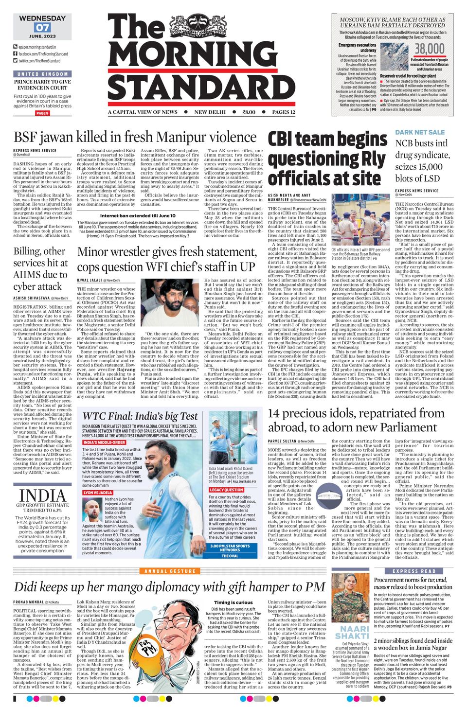 Get digital access to The Morning Standard - June 07, 2023 issue ...