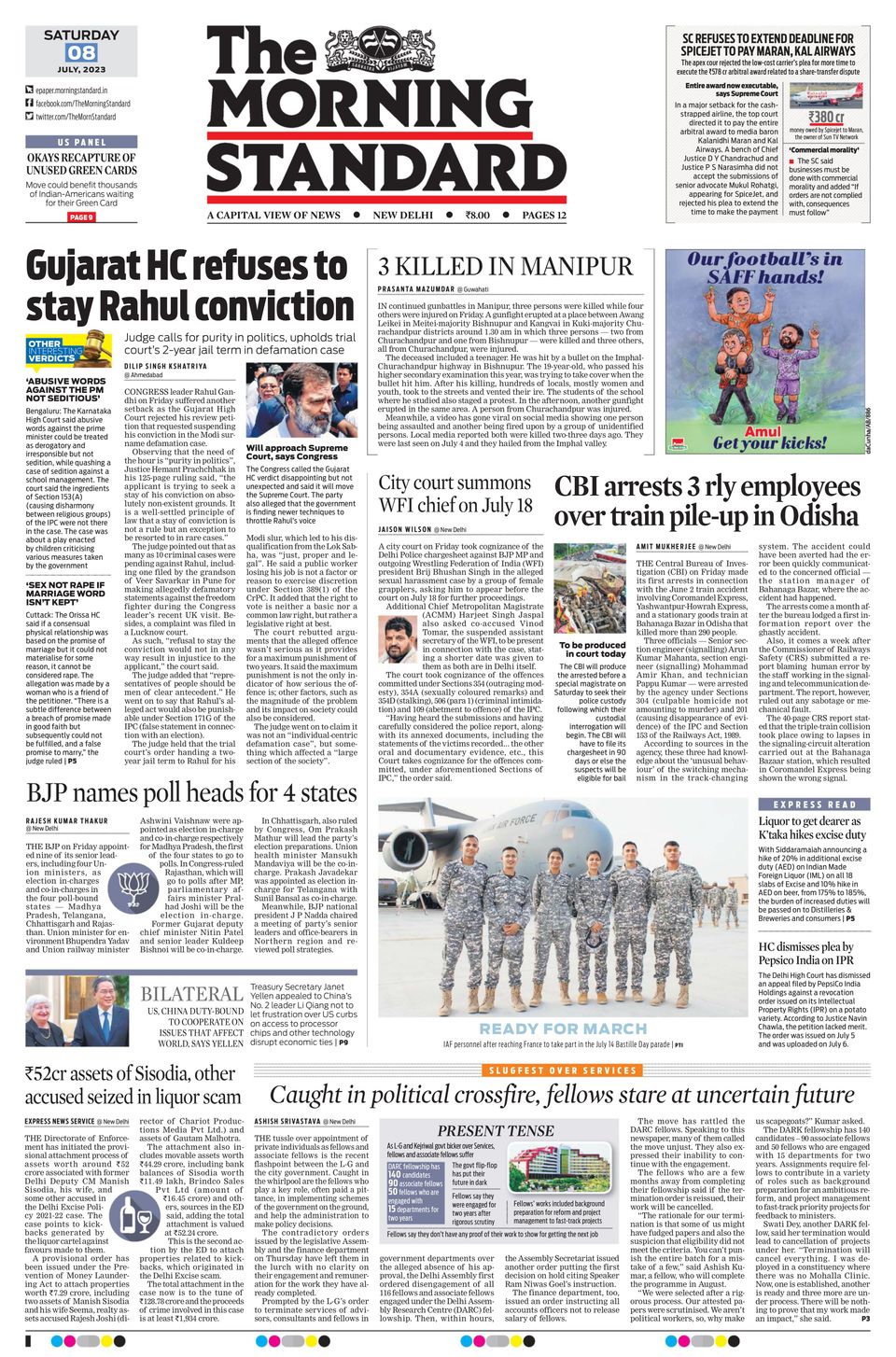 Get digital access to The Morning Standard - July 08, 2023 issue ...