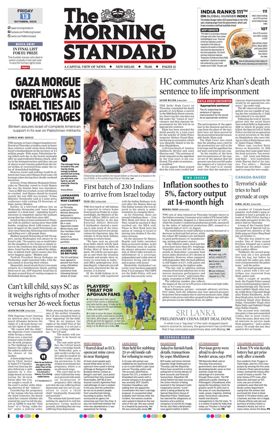 Get digital access to The Morning Standard - October 13, 2023 issue ...