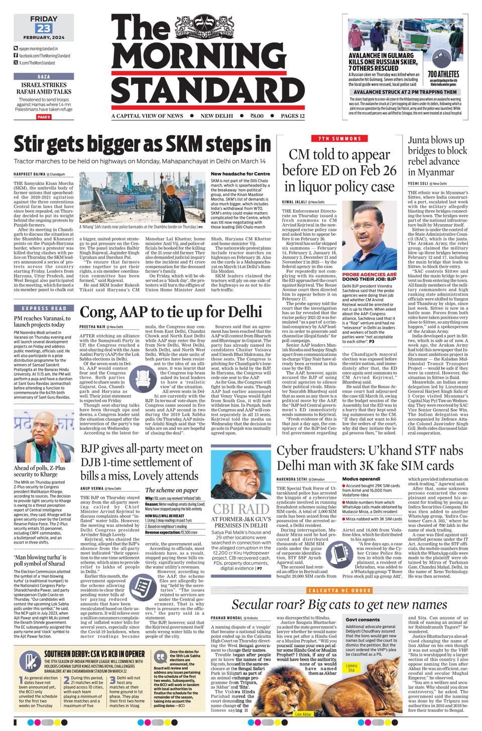 Get digital access to The Morning Standard - February 23, 2024 issue ...