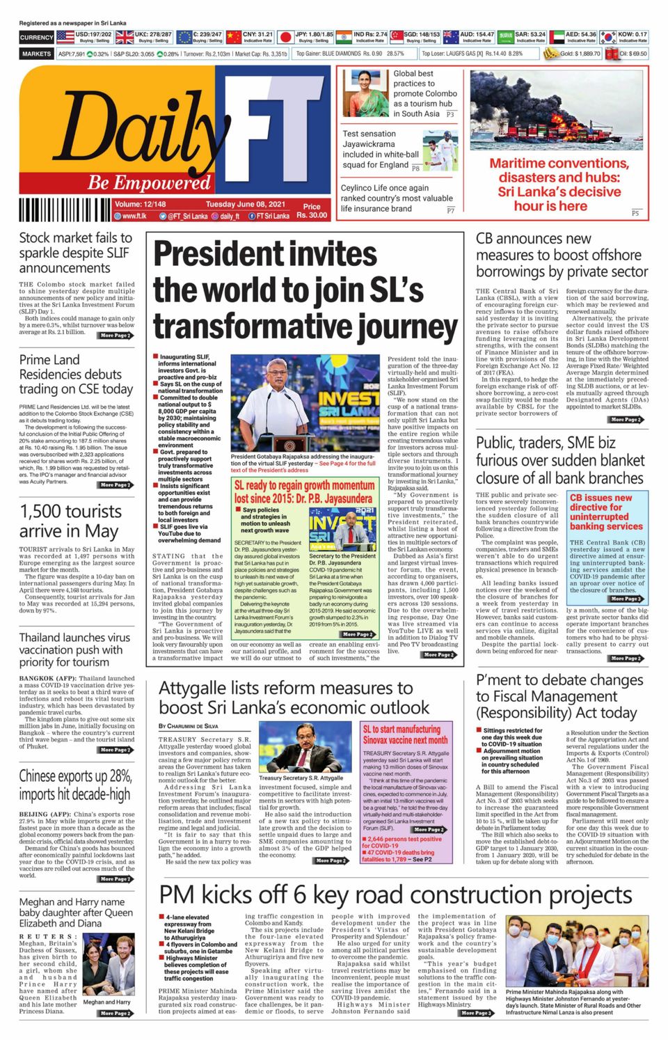 Daily FT-June 08, 2021 Newspaper - Get your Digital Subscription