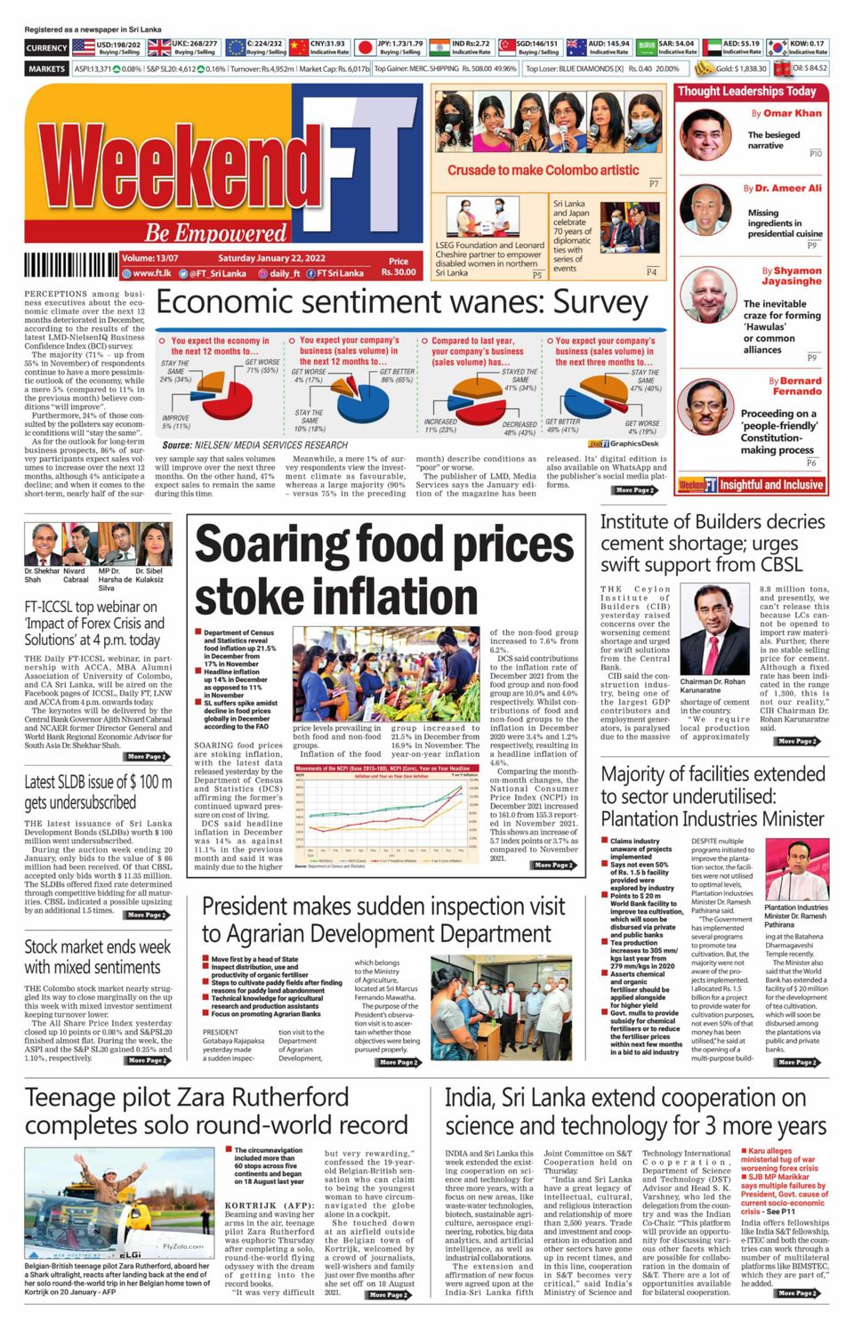 Daily FT-January 22, 2022 Newspaper - Get your Digital Subscription