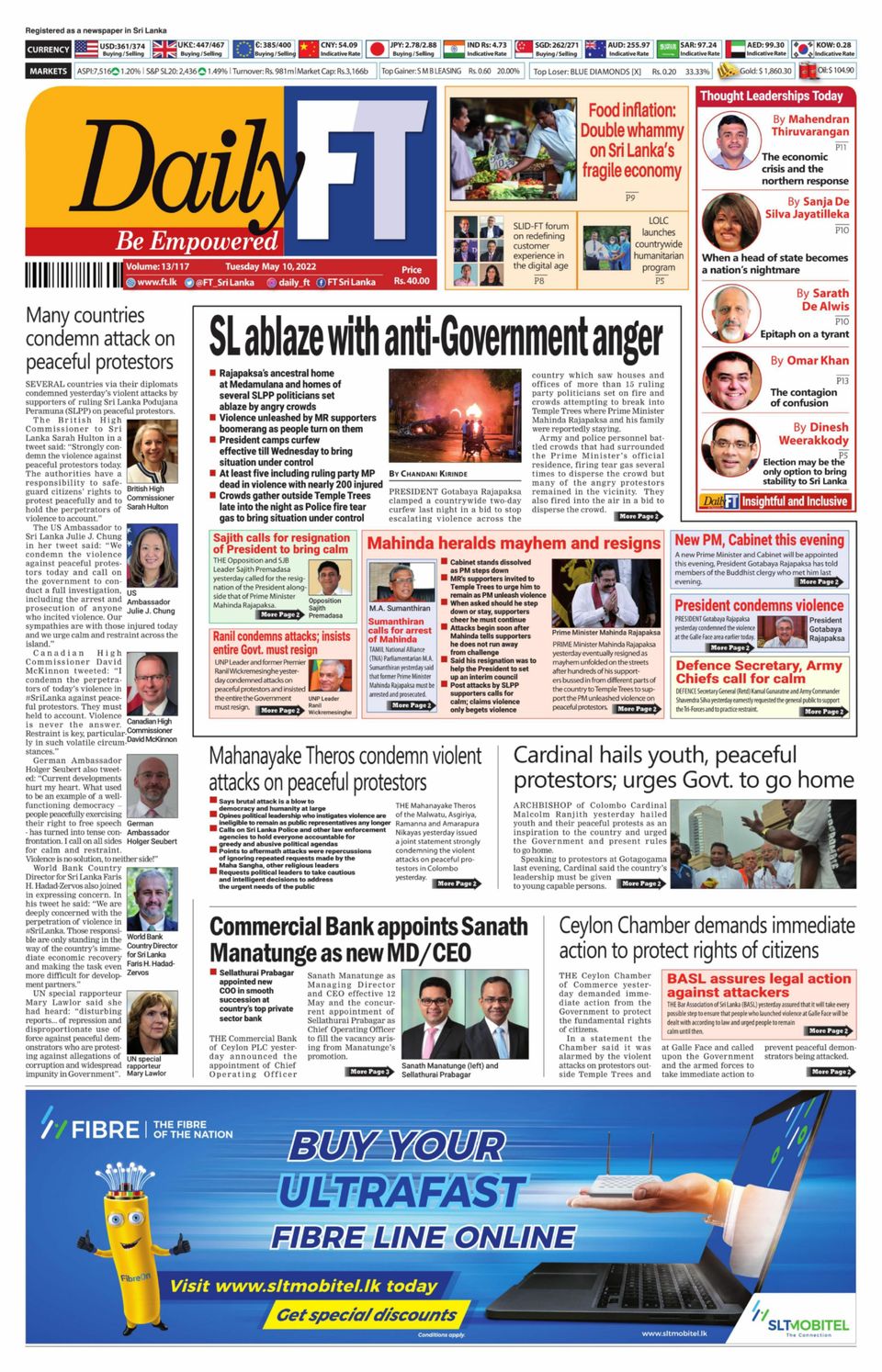 Daily FT-May 10, 2022 Newspaper - Get your Digital Subscription