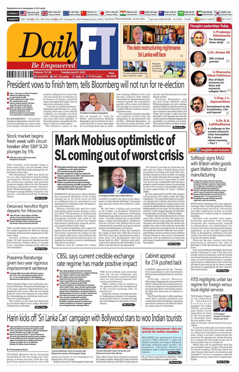 Daily FT-June 07, 2022 Newspaper - Get your Digital Subscription