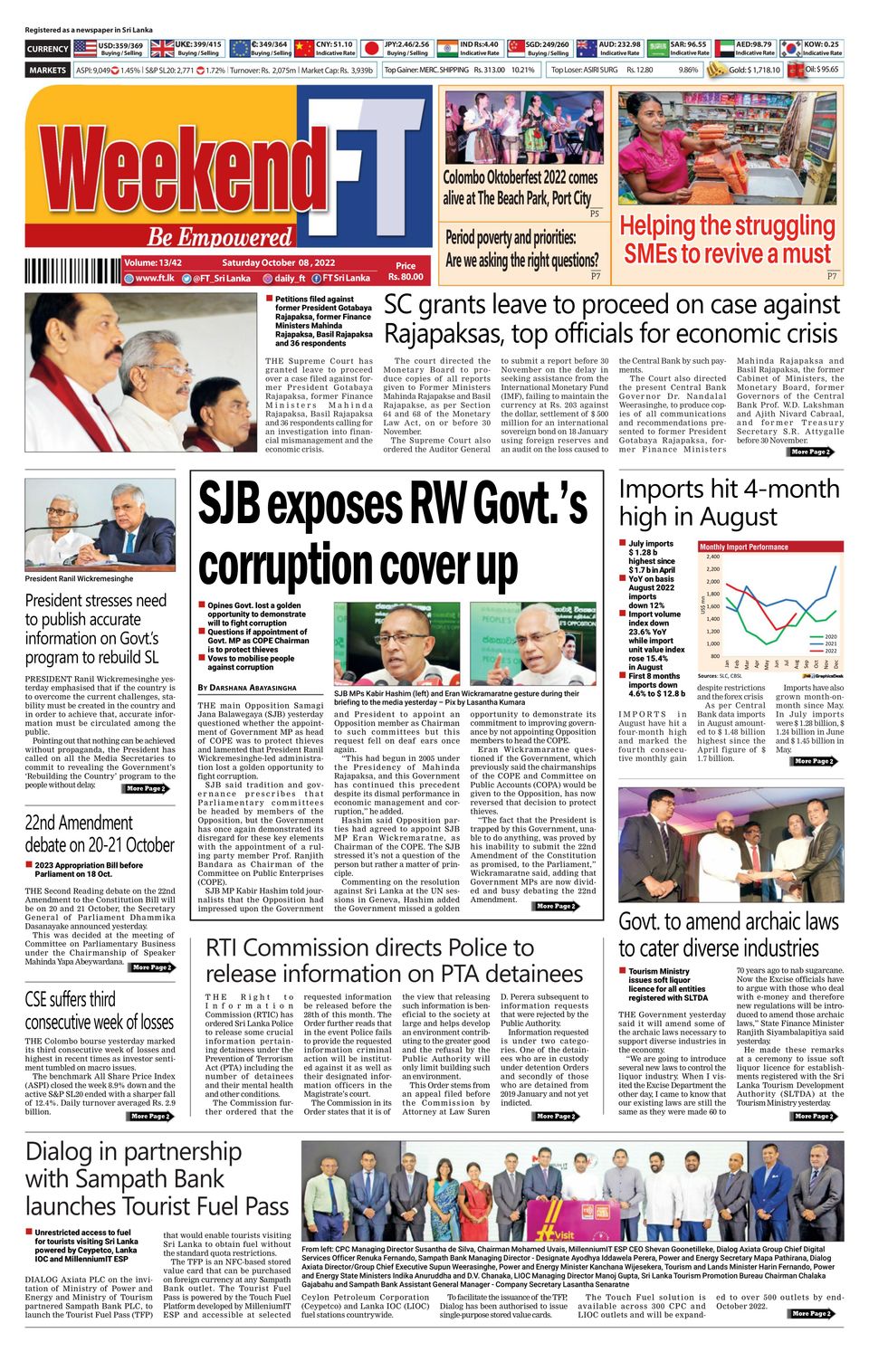 Daily FT-October 08, 2022 Newspaper - Get your Digital Subscription