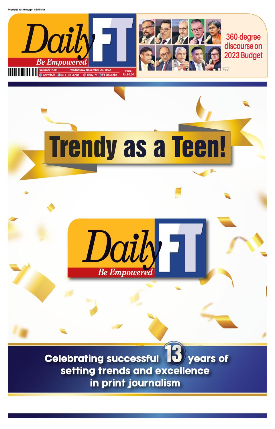 Daily FT-November 23, 2022 Newspaper - Get your Digital Subscription
