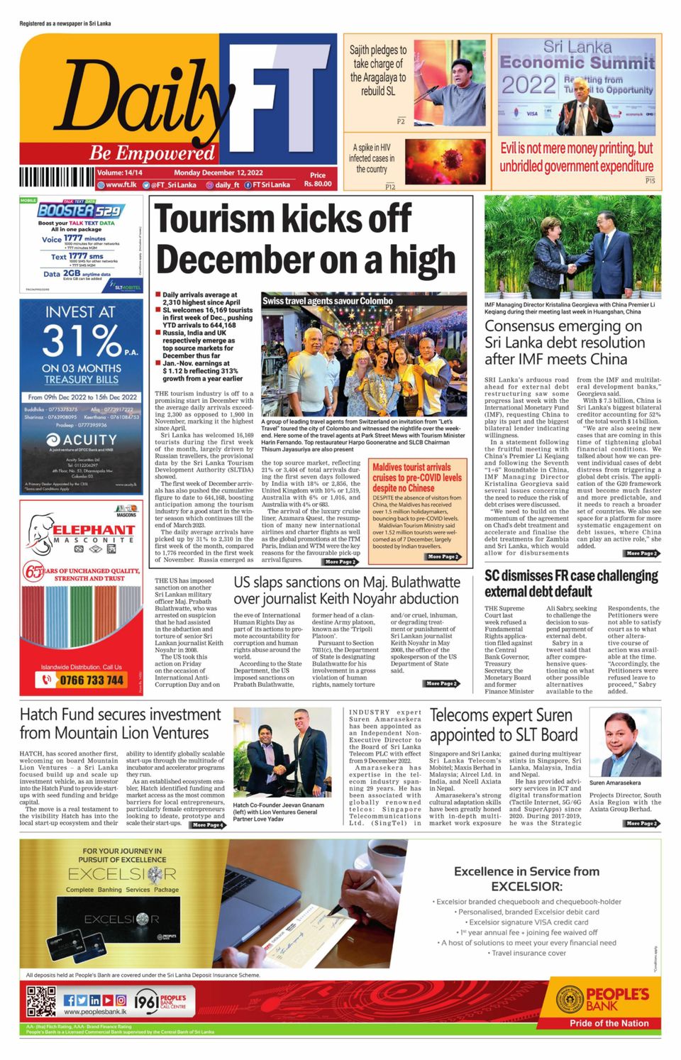 Daily FT-December 12, 2022 Newspaper - Get your Digital Subscription