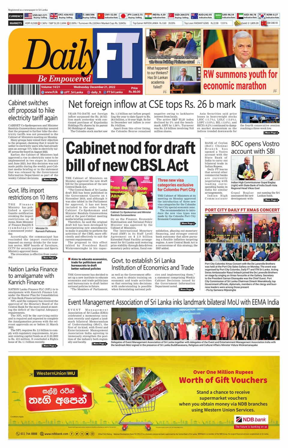 Daily FT-December 21, 2022 Newspaper - Get your Digital Subscription