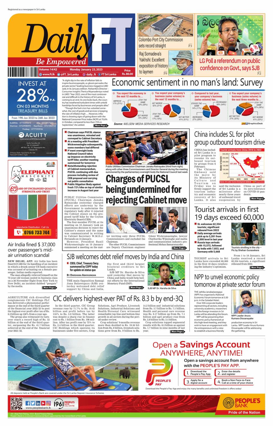 Get digital access to Daily FT - January 23, 2023 issue | Magzter.com