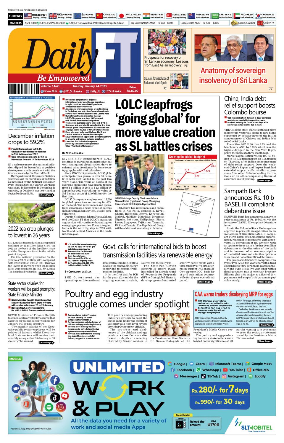 Get digital access to Daily FT - January 24, 2023 issue | Magzter.com