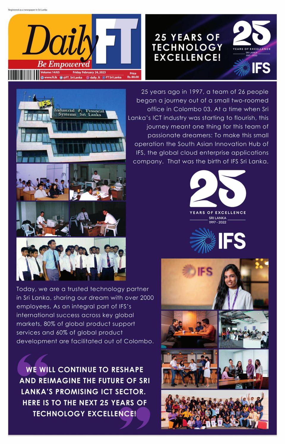 Get digital access to Daily FT - February 24, 2023 issue | Magzter.com