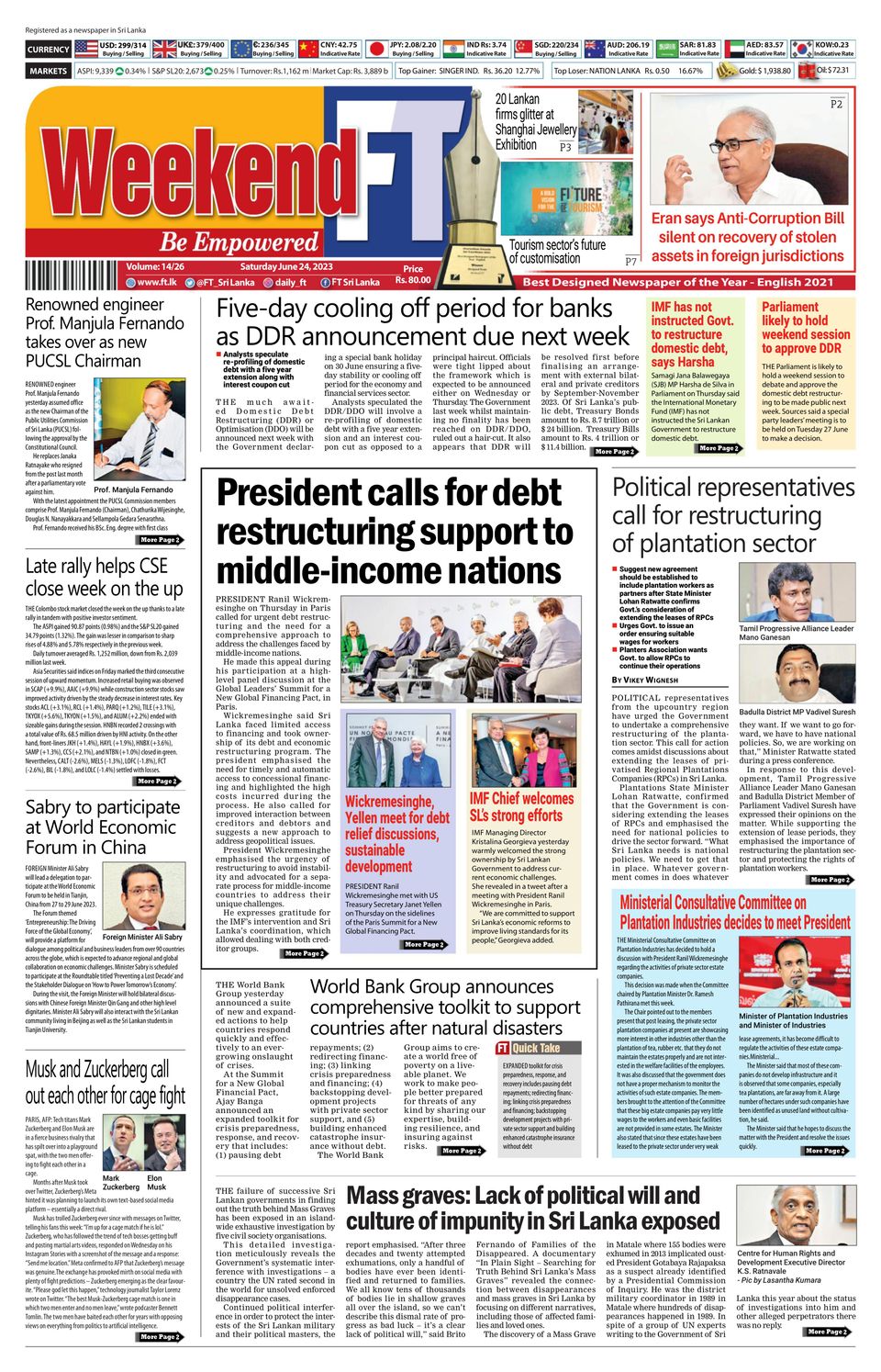 Get digital access to Daily FT - June 24, 2023 issue | Magzter.com
