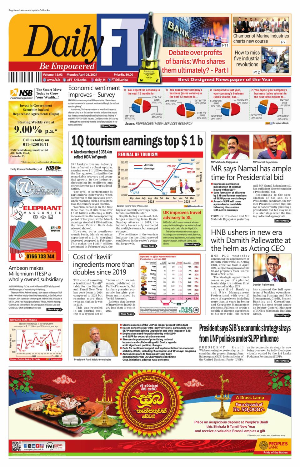 Get digital access to Daily FT - April 08, 2024 issue | Magzter.com
