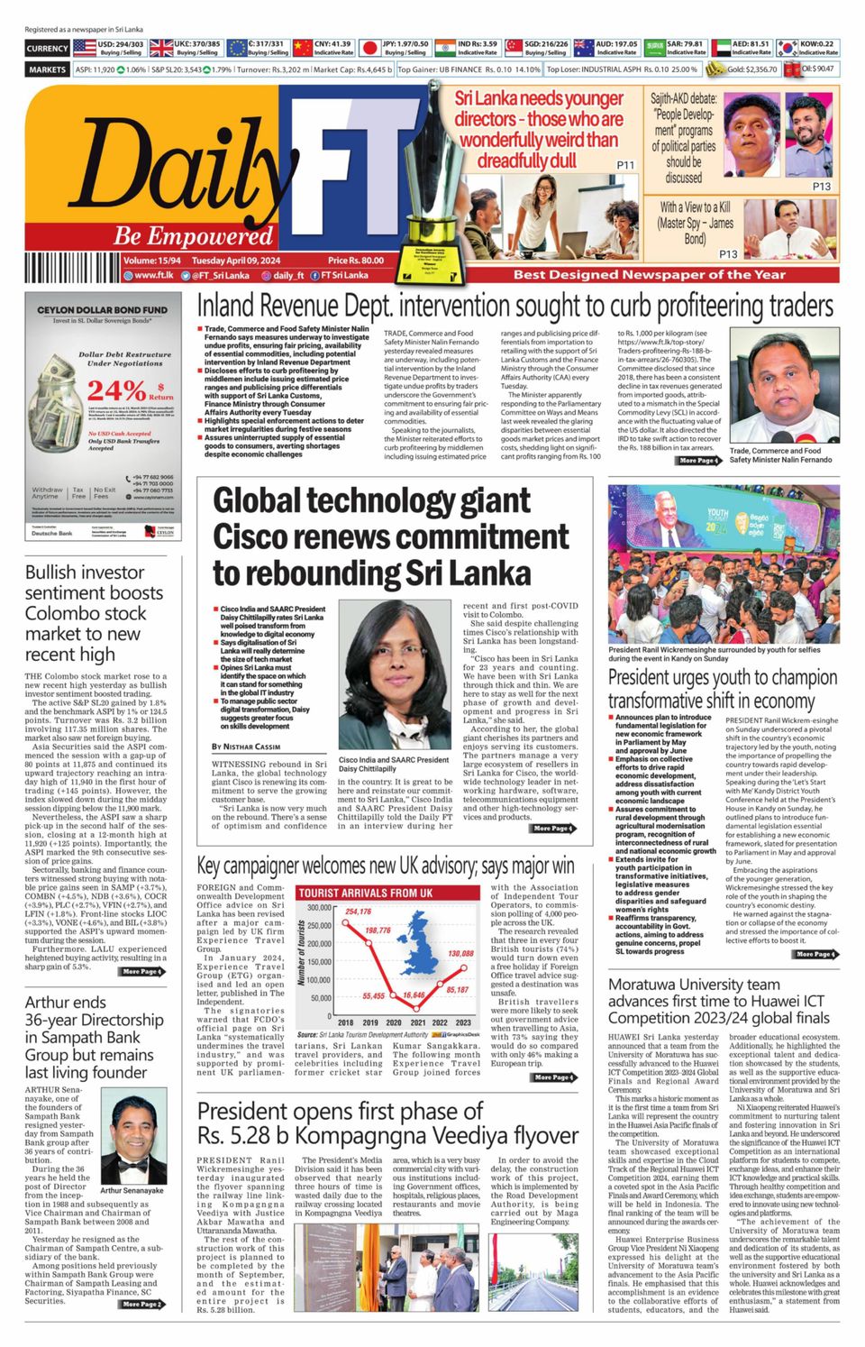 Get digital access to Daily FT - April 09, 2024 issue | Magzter.com