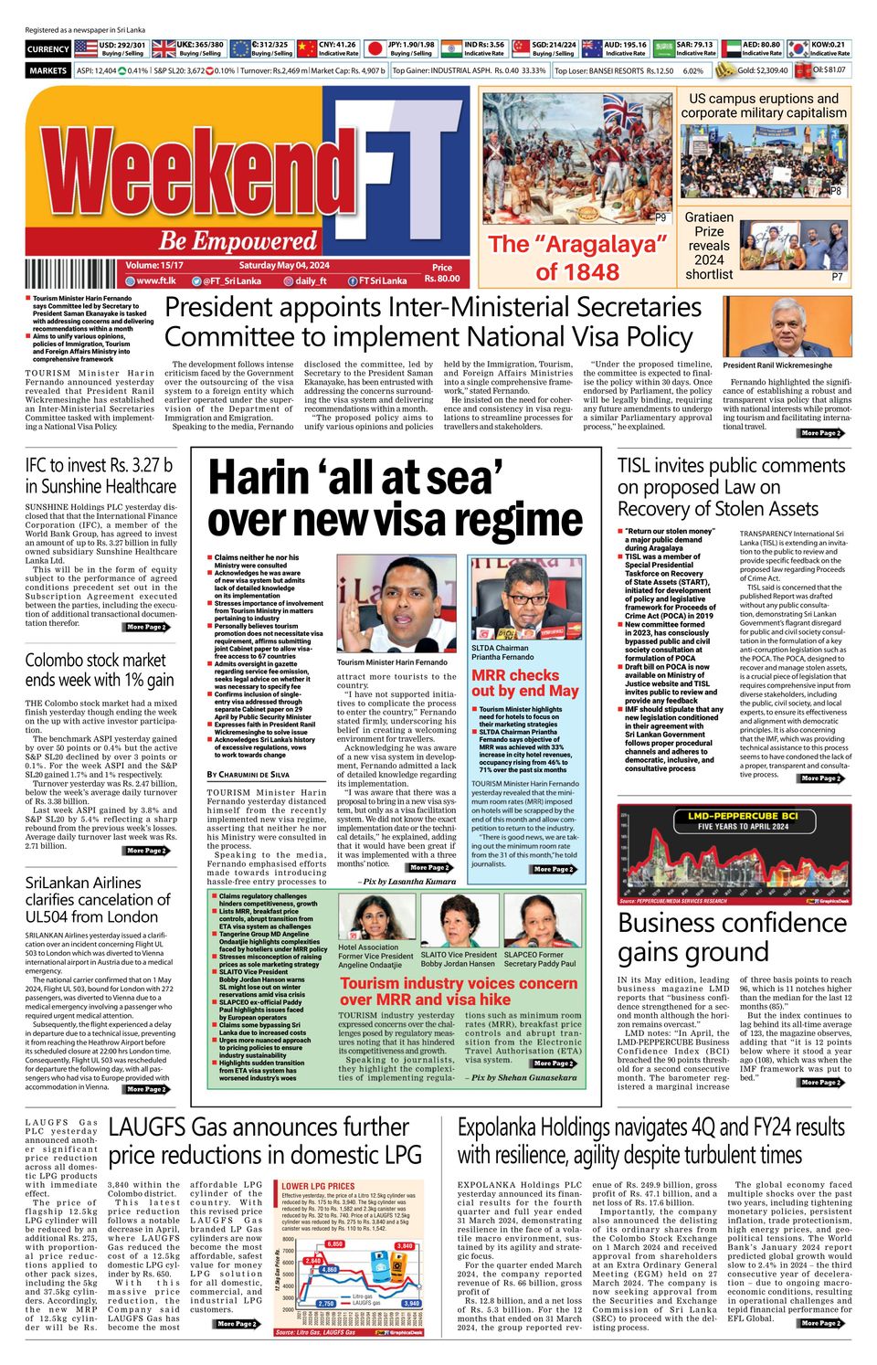 Get digital access to Daily FT - May 04, 2024 issue | Magzter.com