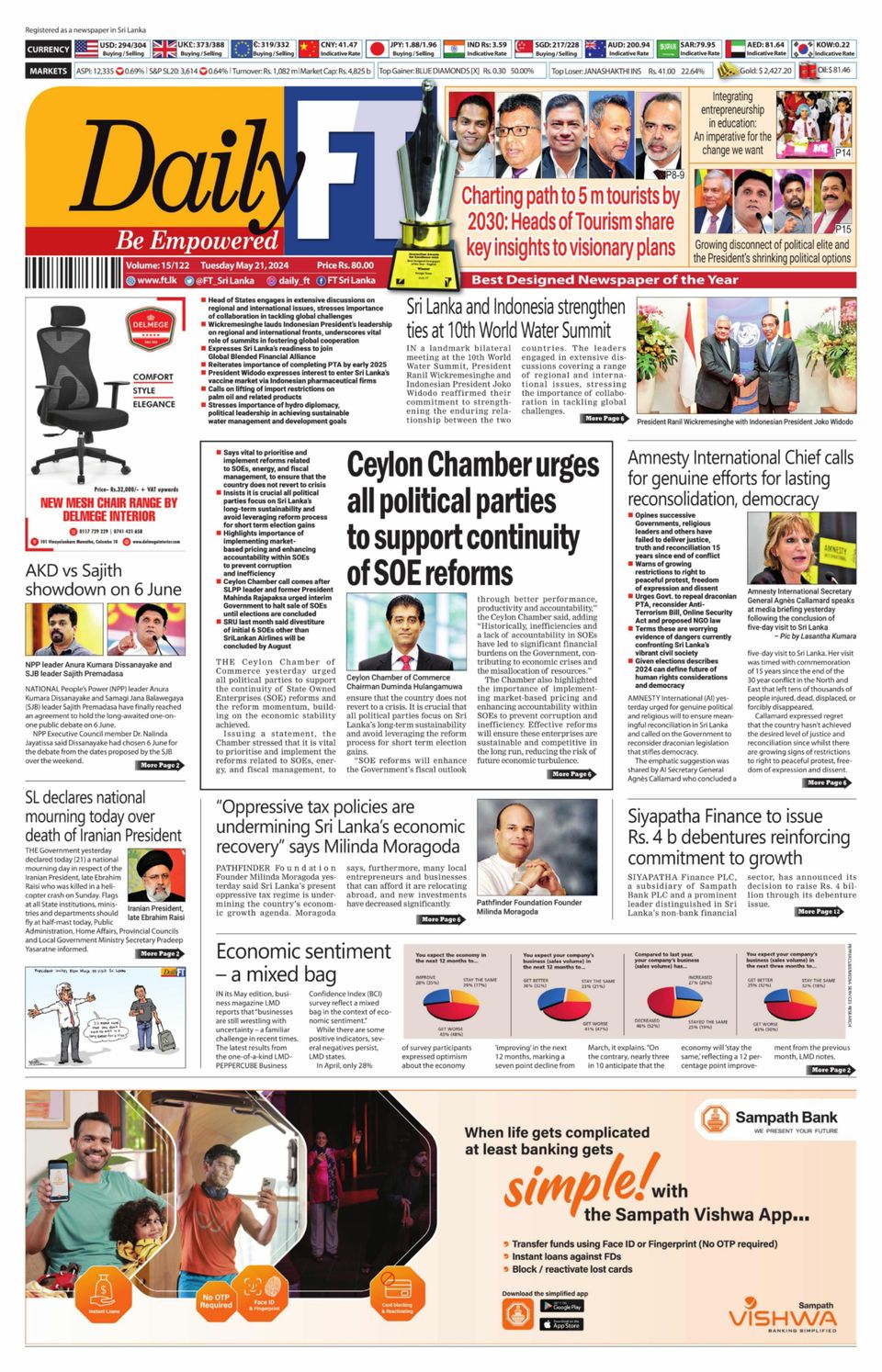 Get digital access to Daily FT - May 21, 2024 issue | Magzter.com