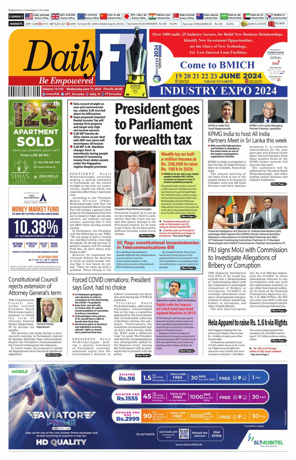 Get digital access to Daily FT - June 19, 2024 issue | Magzter.com