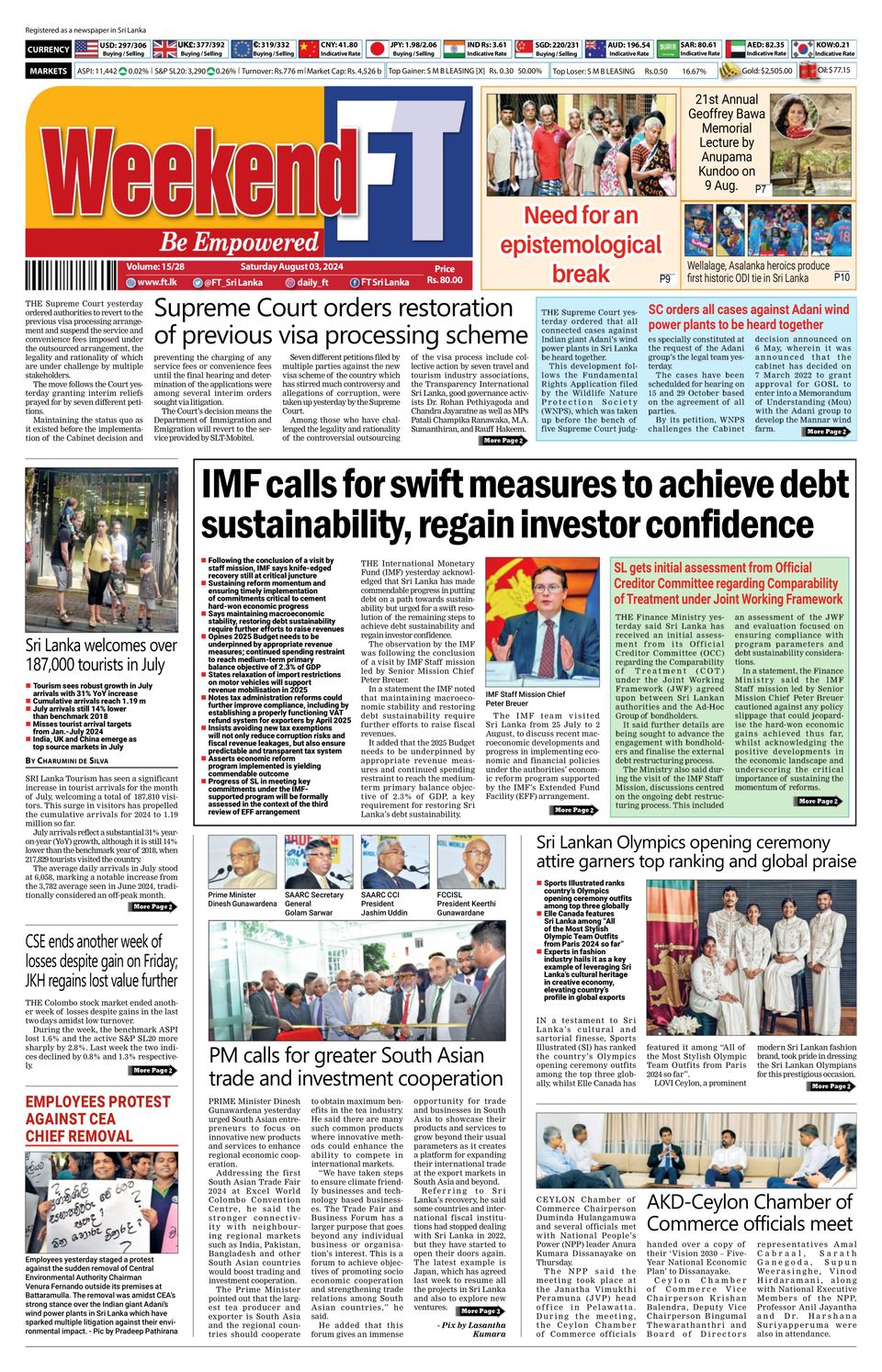 Daily FT-August 03, 2024 Newspaper - Get your Digital Subscription