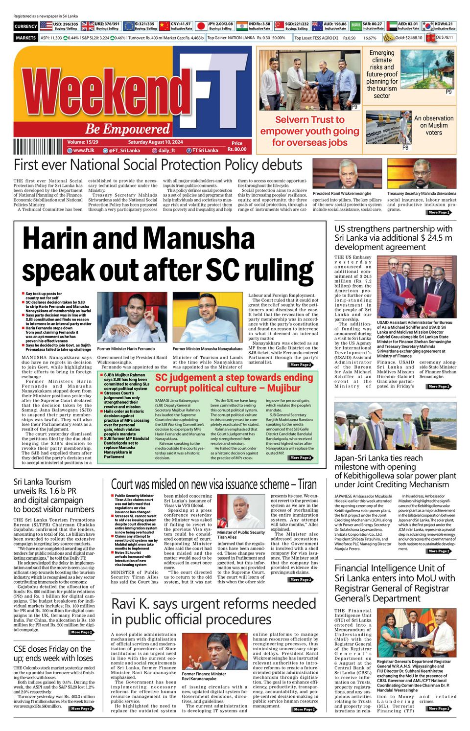 Get digital access to Daily FT - August 10, 2024 issue | Magzter.com