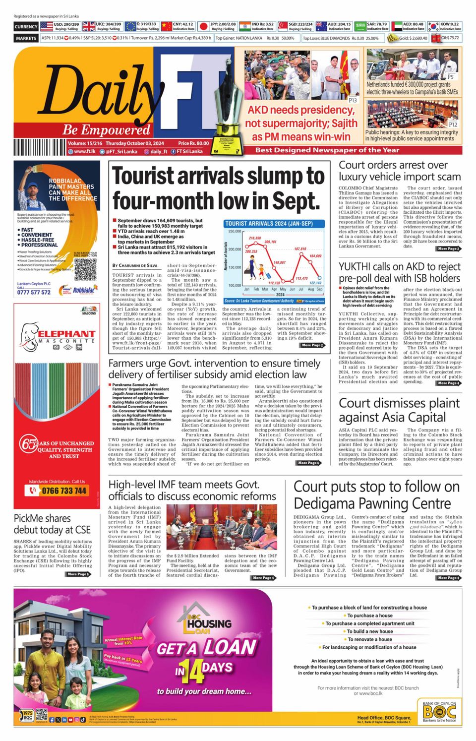 Daily FT Newspaper - Get your Digital Subscription