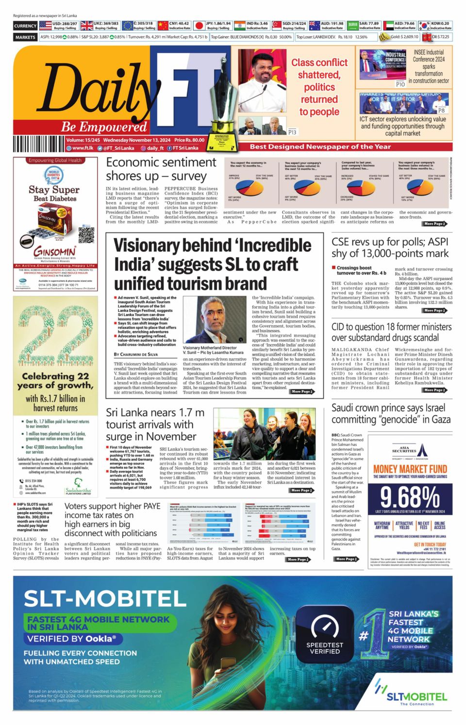 Get digital access to Daily FT - November 13, 2024 issue | Magzter.com