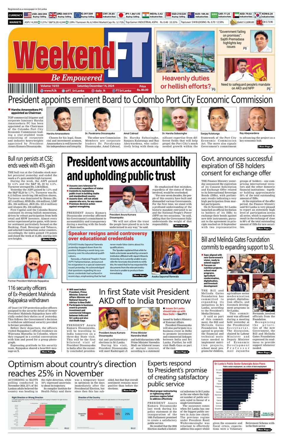 Get digital access to Daily FT - December 14, 2024 issue | Magzter.com