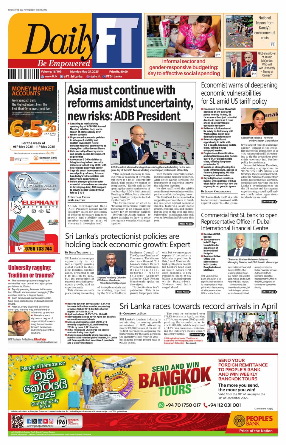 Get digital access to Daily FT - May 05, 2025 issue | Magzter.com