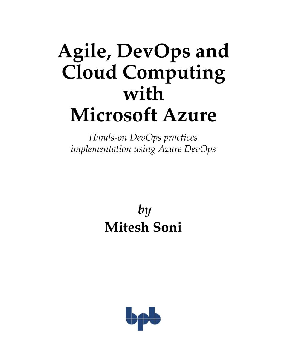 Get digital access to Agile, DevOps and Cloud Computing with Microsoft Azure Magazine | Magzter.com