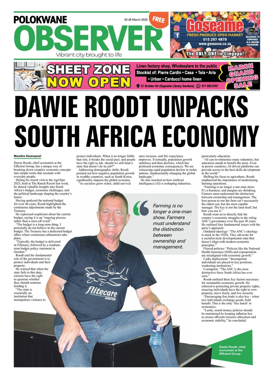 Get digital access to Polokwane Observer Newspaper | Magzter.com