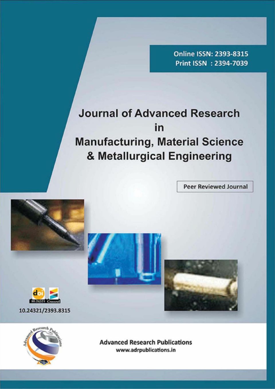Journal of Advanced Research in Manufacturing, Material Science ... Journal of Advanced Research in Manufacturing, Material Science ...