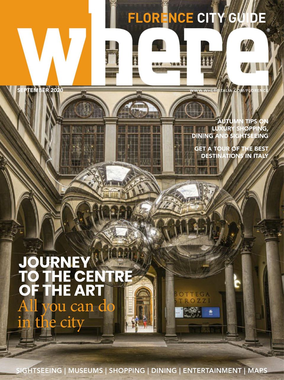 FLORENCE - The Welcome Magazine-September 2020 Magazine