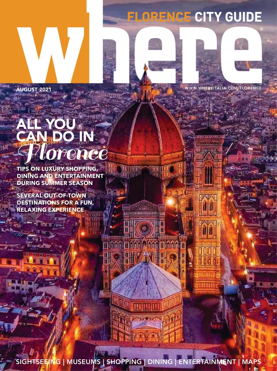 Get digital access to FLORENCE - The Welcome Magazine - August 2021 ...