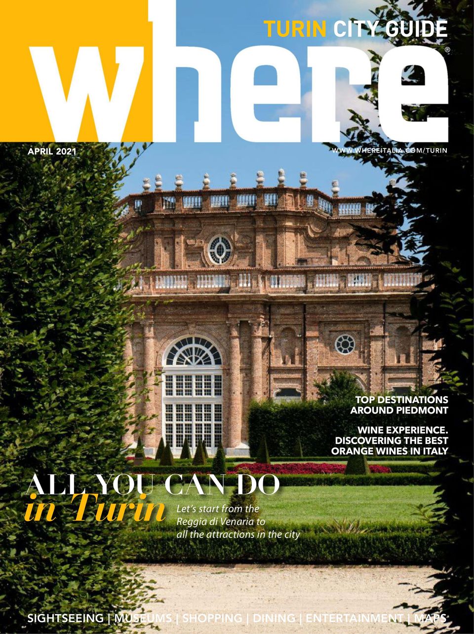 TURIN - The Welcome Magazine-April 2021 Magazine