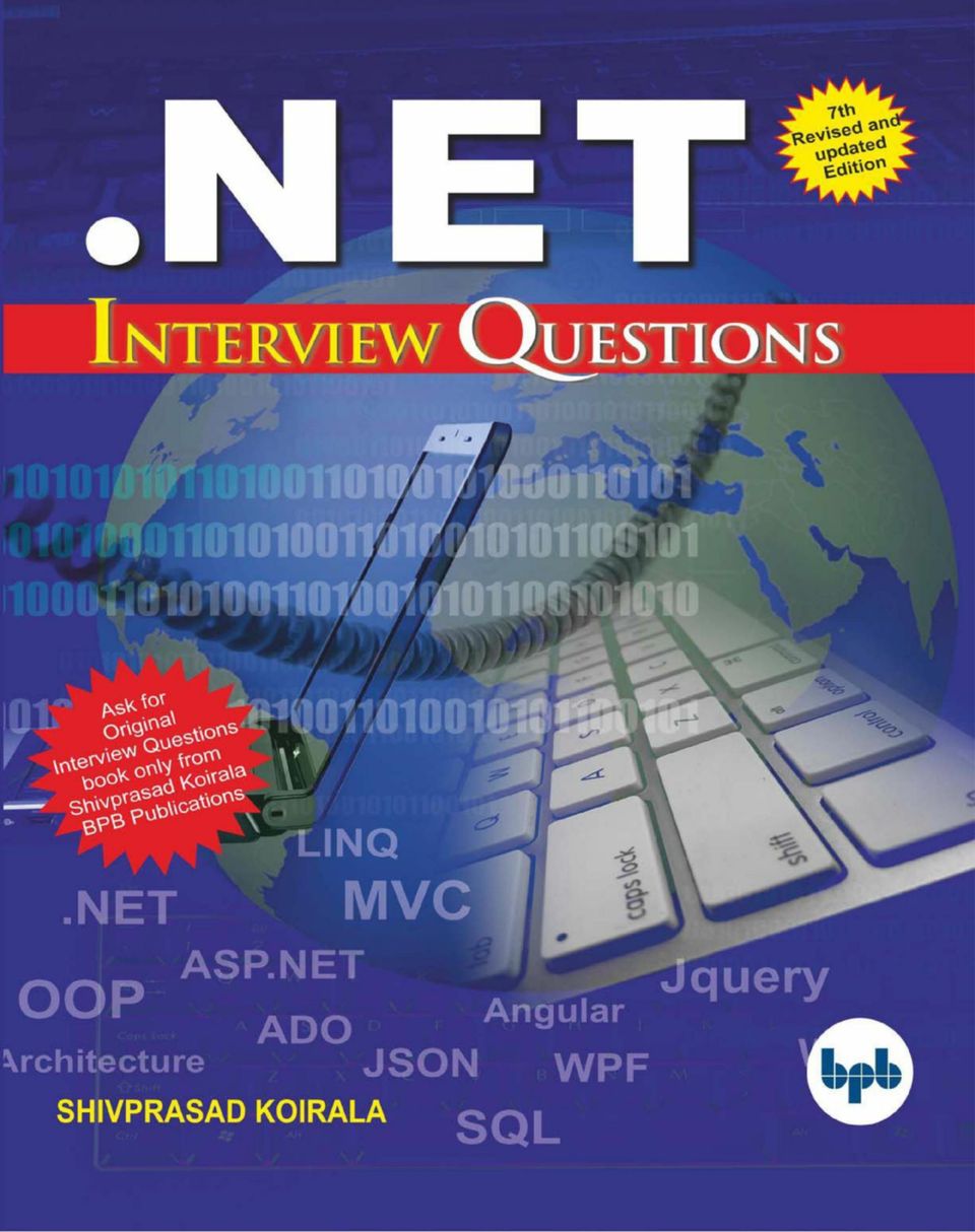 .NET Interview Questions Magazine - Get your Digital Subscription