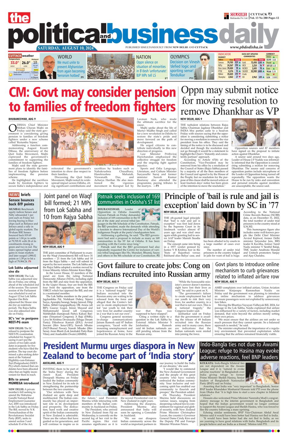 The Political and Business Daily Newspaper - Get your Digital Subscription